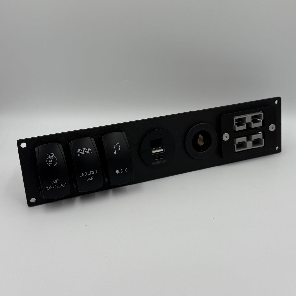 Three Rocker Switch - Power/Switch Panel – Outracked Systems