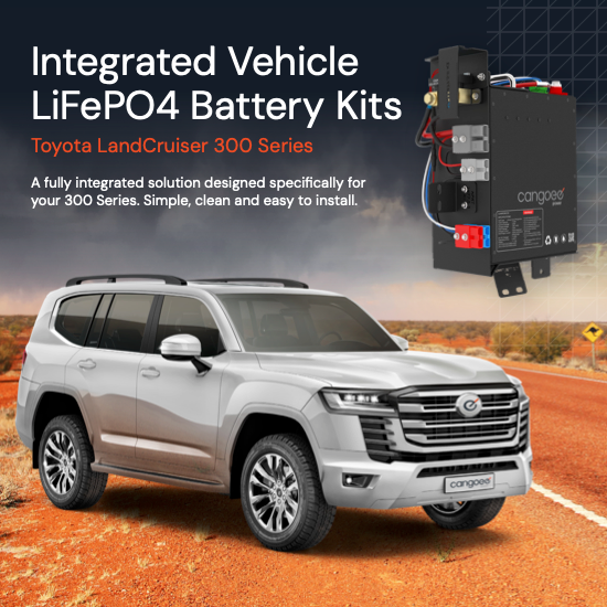 Cangoee - Toyota Landcruiser 300 Series - 110Ah Lithium (LiFePO4) Capa ...