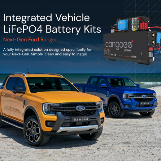 Cangoee - Ford Ranger PXIII - 110Ah Lithium (LiFePO4) Capacity ...